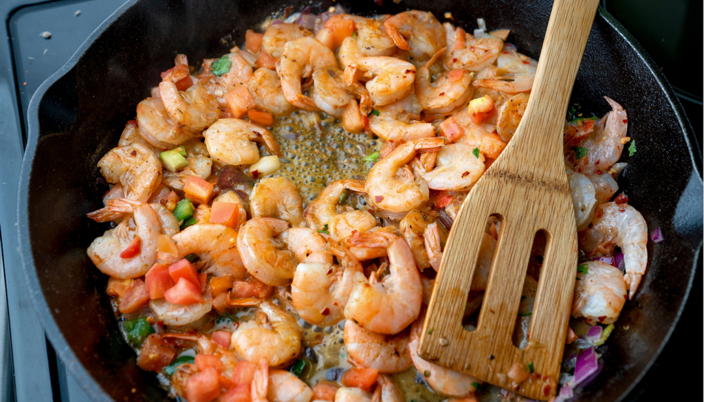 Lake Texoma Baked Striper Recipe with Spiced Shrimp Stuffing